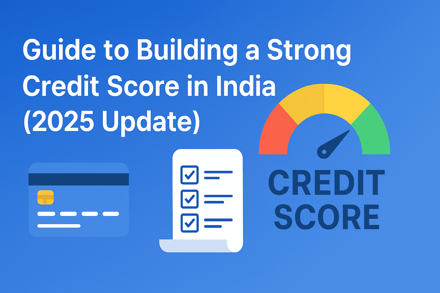 Guide to Building a Strong Credit Score in India (2025 Update ...